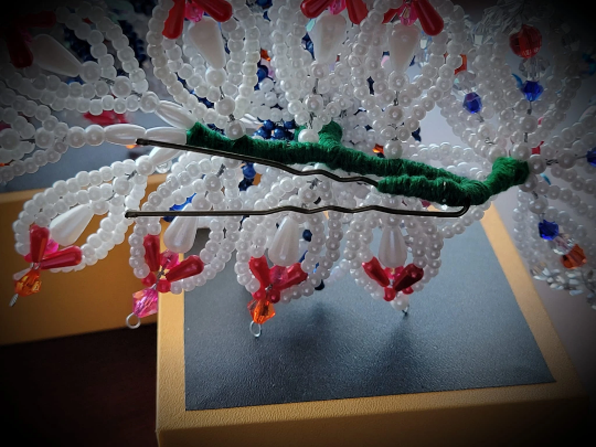 Tembleques Panameños con los colores de mi bandera Panameña. ( 2 pieza ...